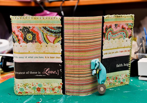 Little Corner of Ania: ~~ Sunday Tutorial: Fancy This Notebook & Binder